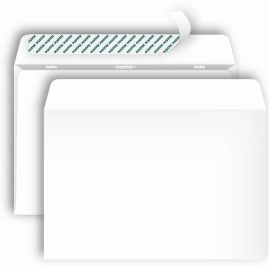 Конверты Bong POSTFIX С5 стрип,162х229, 80 г/м2, 1000шт/уп