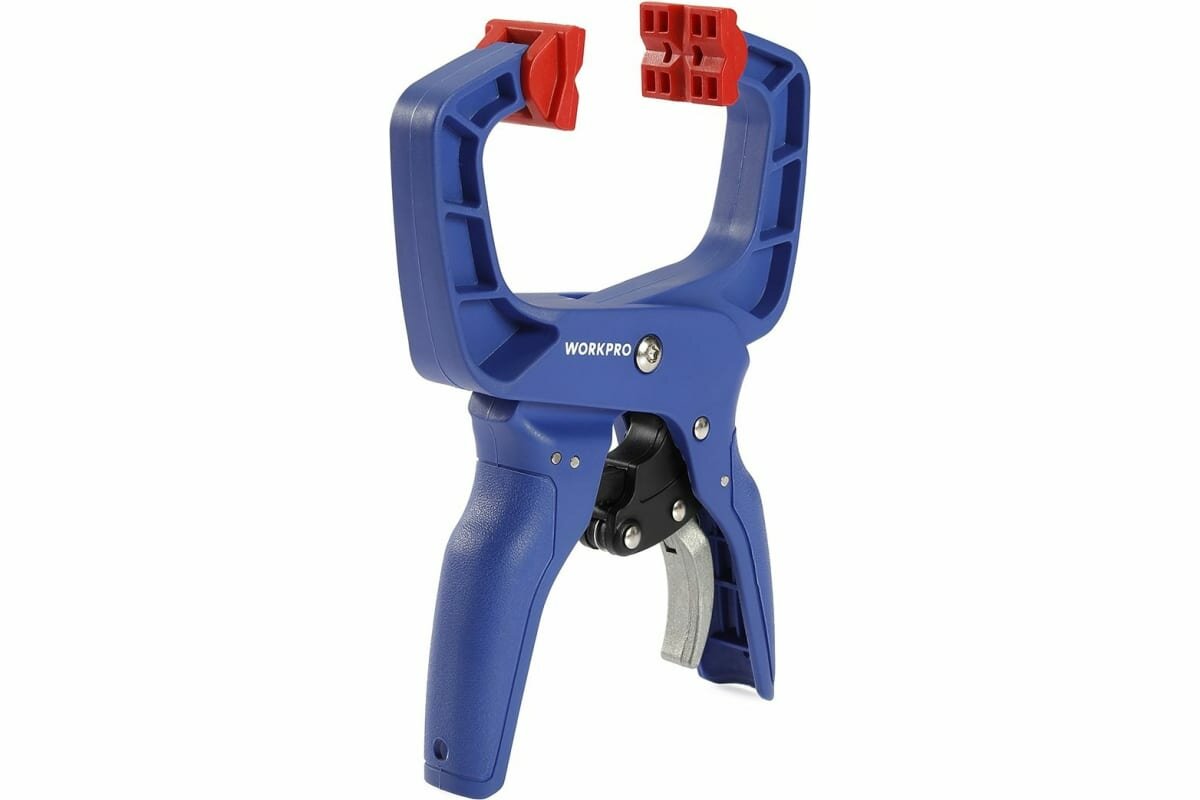 Зажим пружинный с храповым механизмом, 50 мм Workpro WP232014