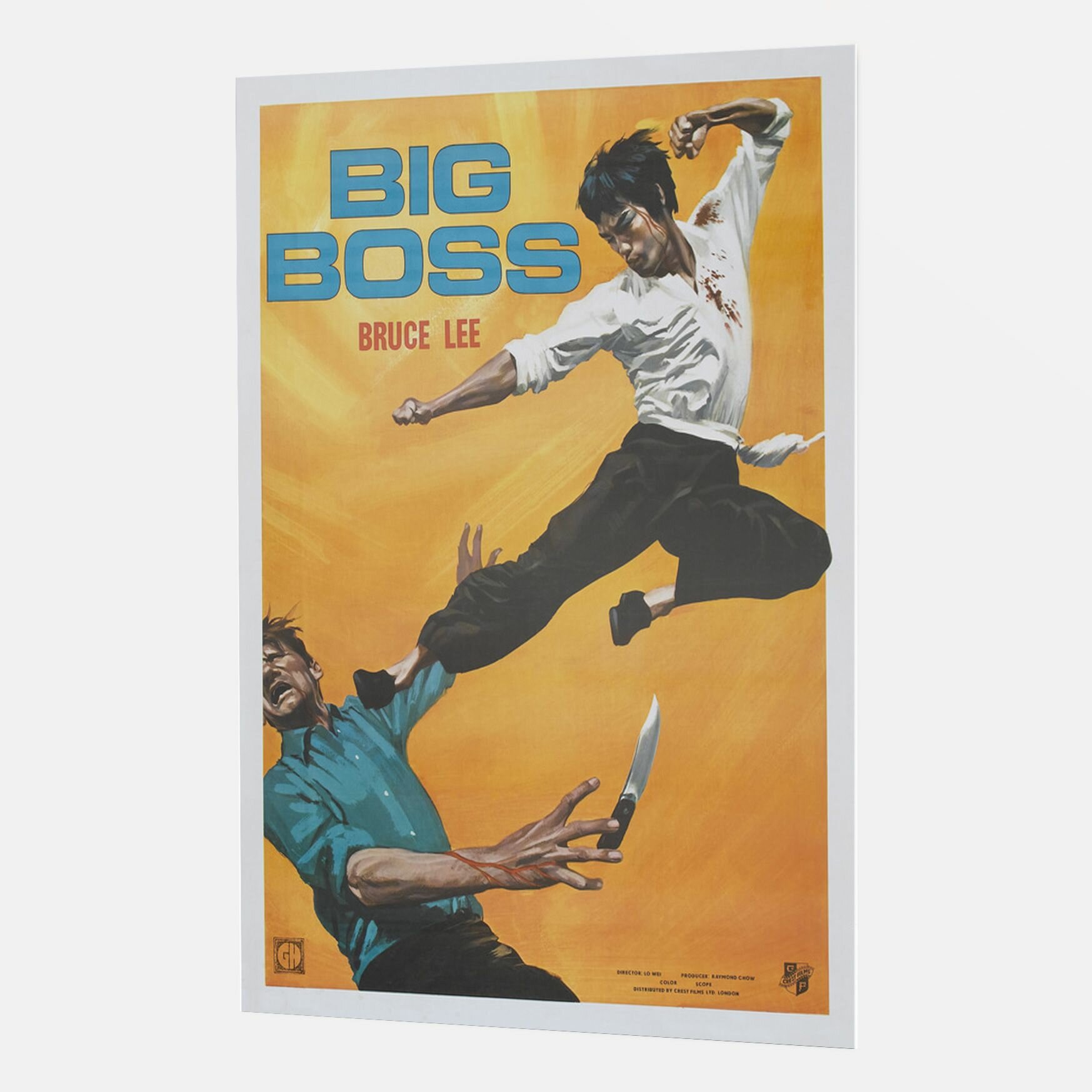 Интерьeрный постер (плакат на стену) Брюс Ли - Большой босс - 40x60 см. - от Poster4me