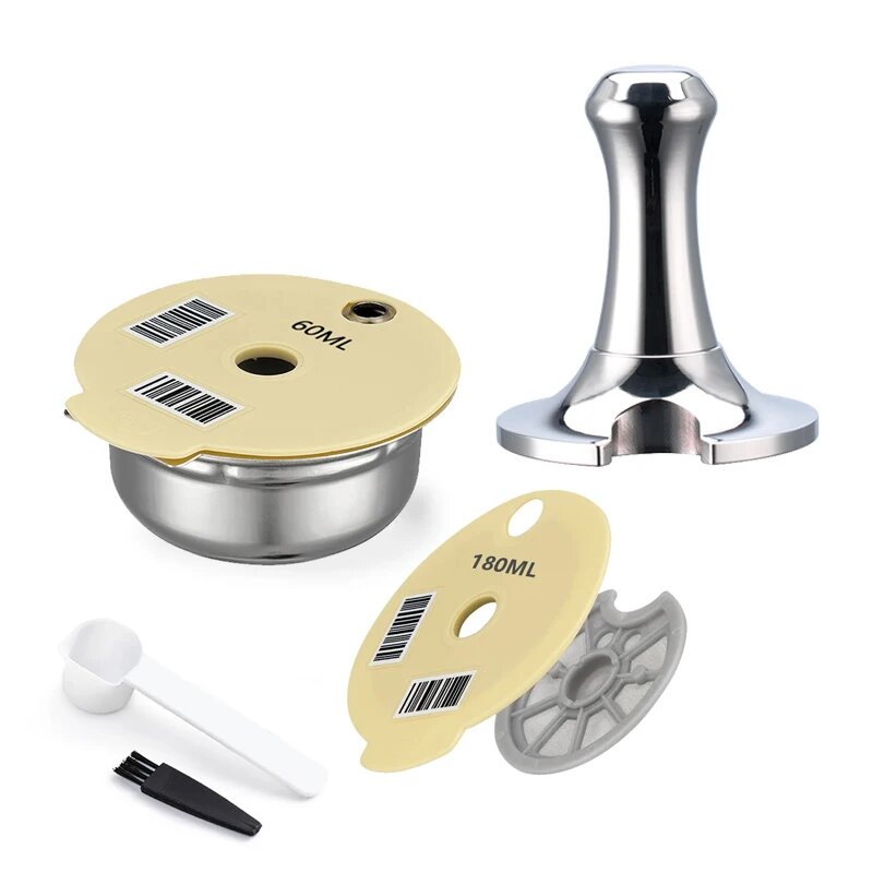 Многоразовые капсулы для кофеварки Bosch Tassimo Belr-Housewares из нержавеющей стали As Picture