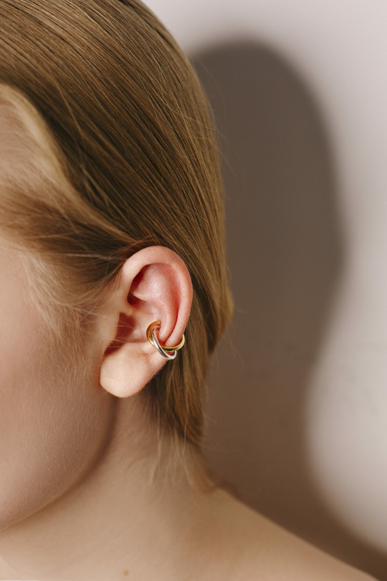 Кафф PROSTO JEWELRY, серебро, 925 проба, золочение