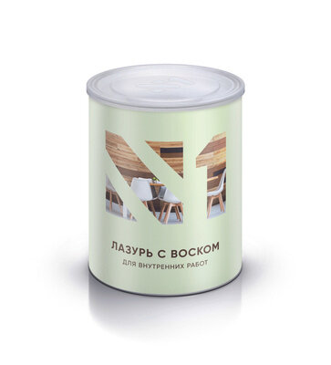 Лазурь с воском N 1
