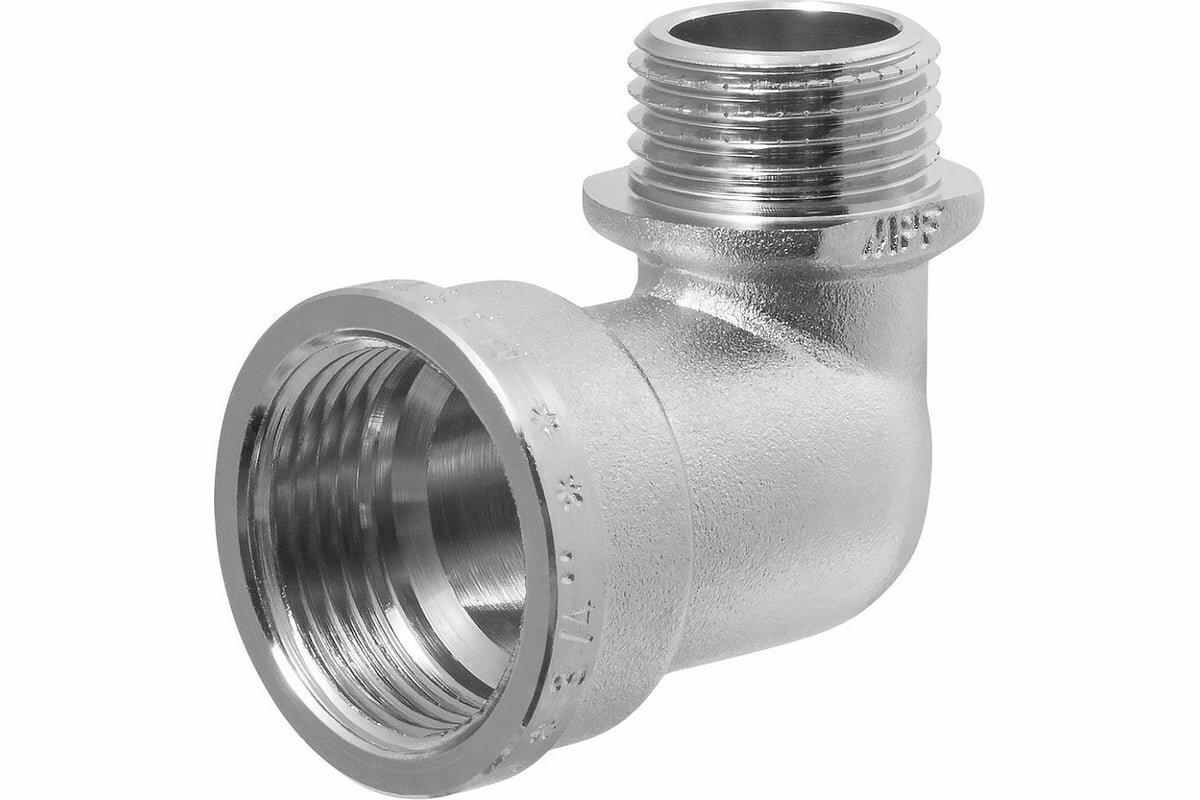 MPF Переходной угольник 3/4 x 1/2 дюйма в/н с ограничителем ИС.072633 для трубопроводов