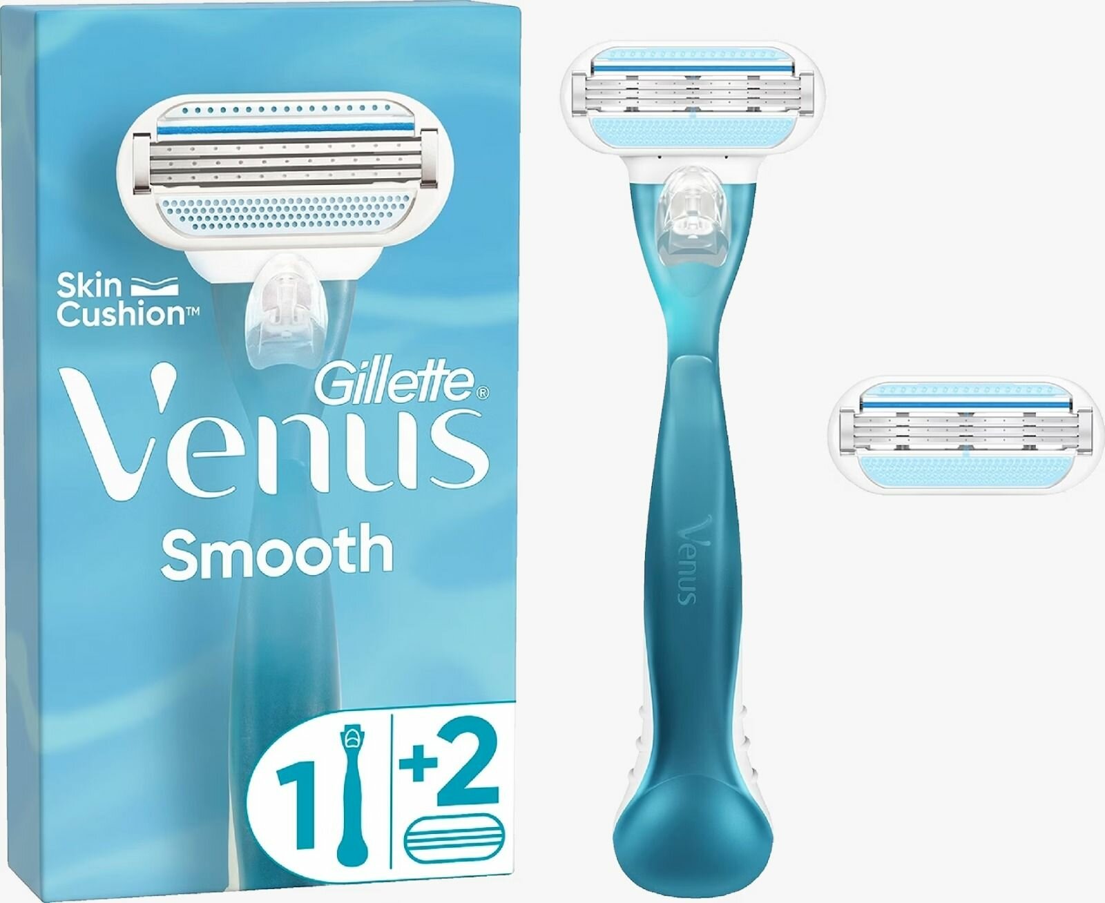 Бритва Gillette Venus Smooth + 2 лезвие (Польша)