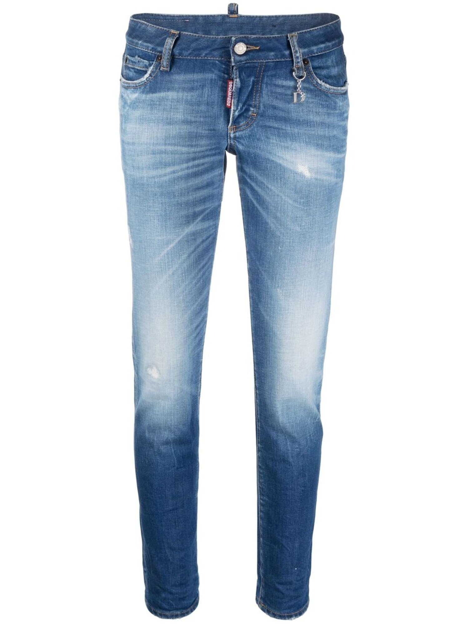 Джинсы Faded slim-cut jeans 