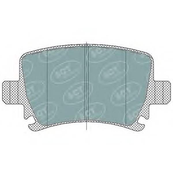 SCT GERMANY sp321 (1K0698451D / 3C0698451 / 3C0698451A) колод. торм. Skoda (Шкода) Octavia (Октавия) 04-13 / yeti 10- / superb 10-