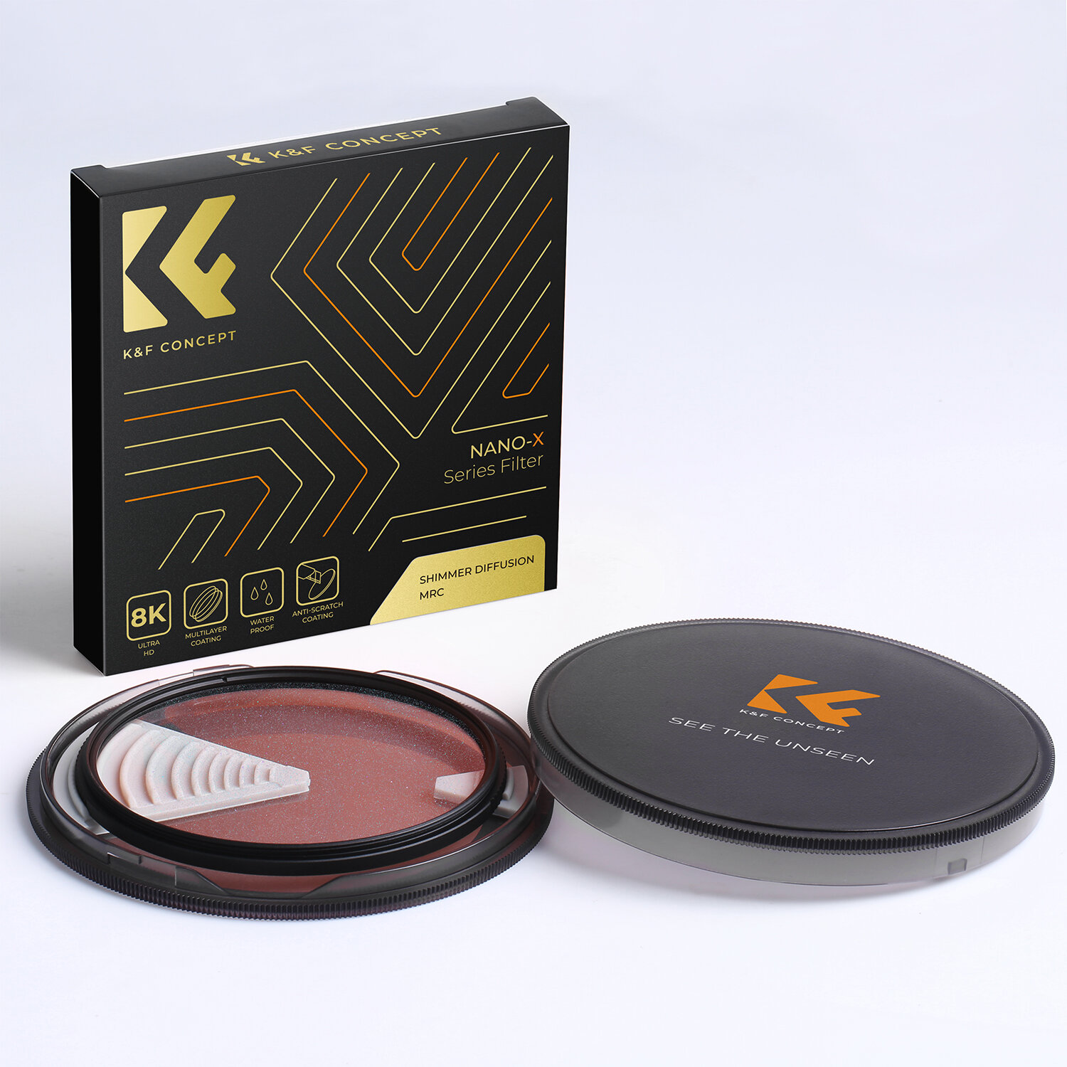 Светофильтр K&F Concept Nano-X Shimmer Diffusion 1 55mm