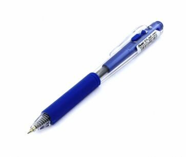 Pentel BK437-C Шариковая ручка автоматическая (трехгранный корпус)