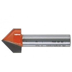 Фреза кратон 8мм пазовая галтельная с V-образным наконечником 90°, d=9.5мм, h=13мм