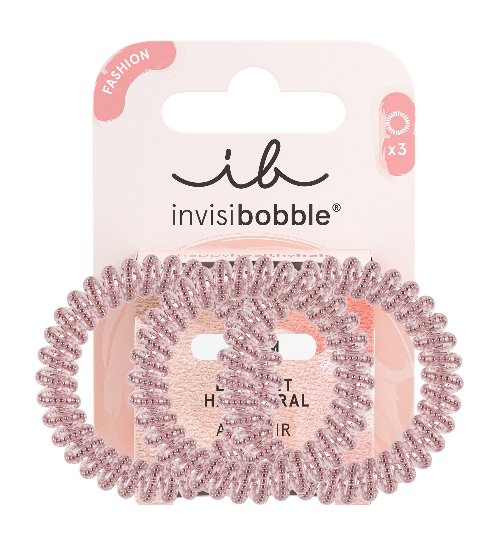 INVISIBOBBLE Резинка-браслет для волос invisibobble Slim Pink Monocle (в картоне)