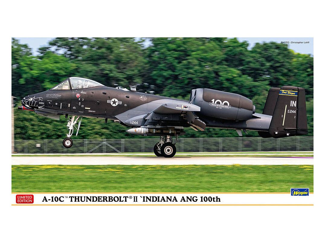 02409-Штурмовик ВВС США A-10C Thunderbolt II quot; Indiana ANG 100th Anniversaryquot; (Limited Edition)