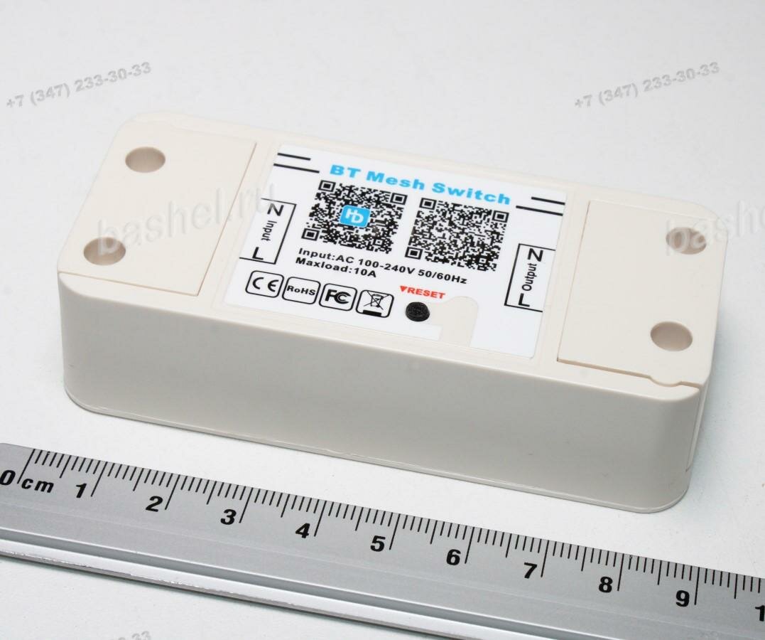 Bluetooth выключатель OG-LDL36 220V, 1x10A (1ch, управление со смартфона по Bluetooth с помощью приложения Hao Deng)