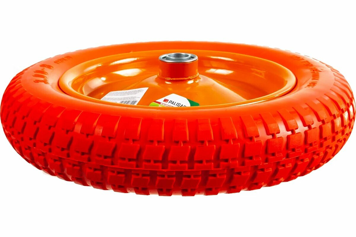 Колесо полиуретановое 3.00-8, длина оси 90 мм, подшипник 20 мм PalisaD, 68976