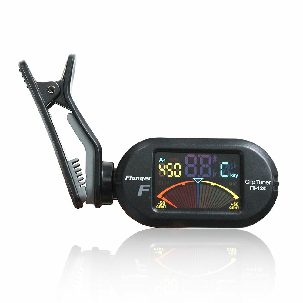 Гитарный тюнер с зажимом для хроматической гитары, combuy