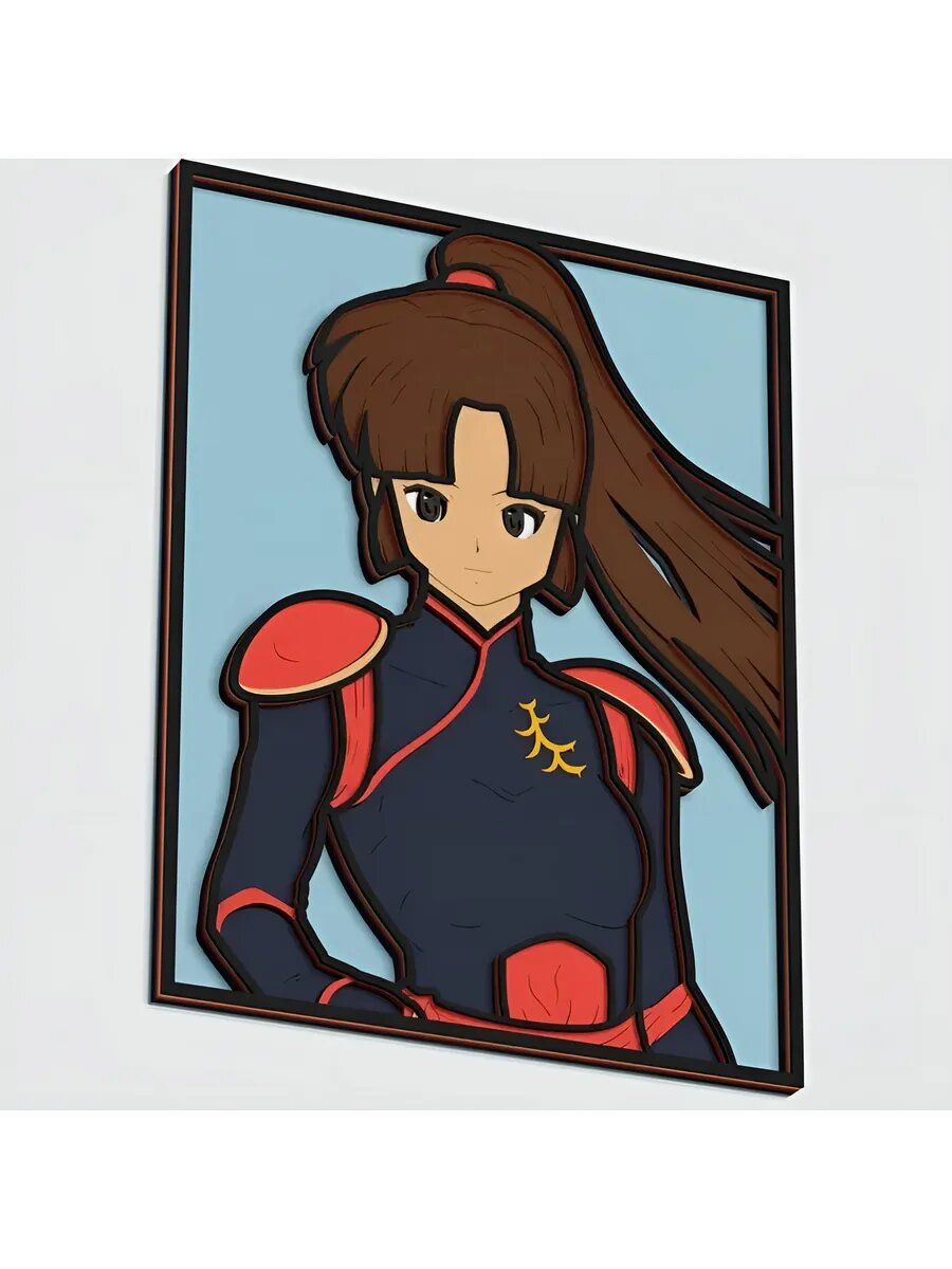 3D Картина по номерам из дерева Санго, 23x30 см