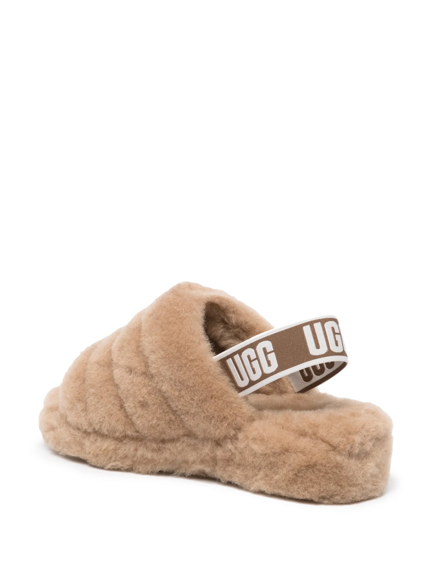 Тапочки UGG Fluff Yeah, размер 10 US, коричневый — фото 1