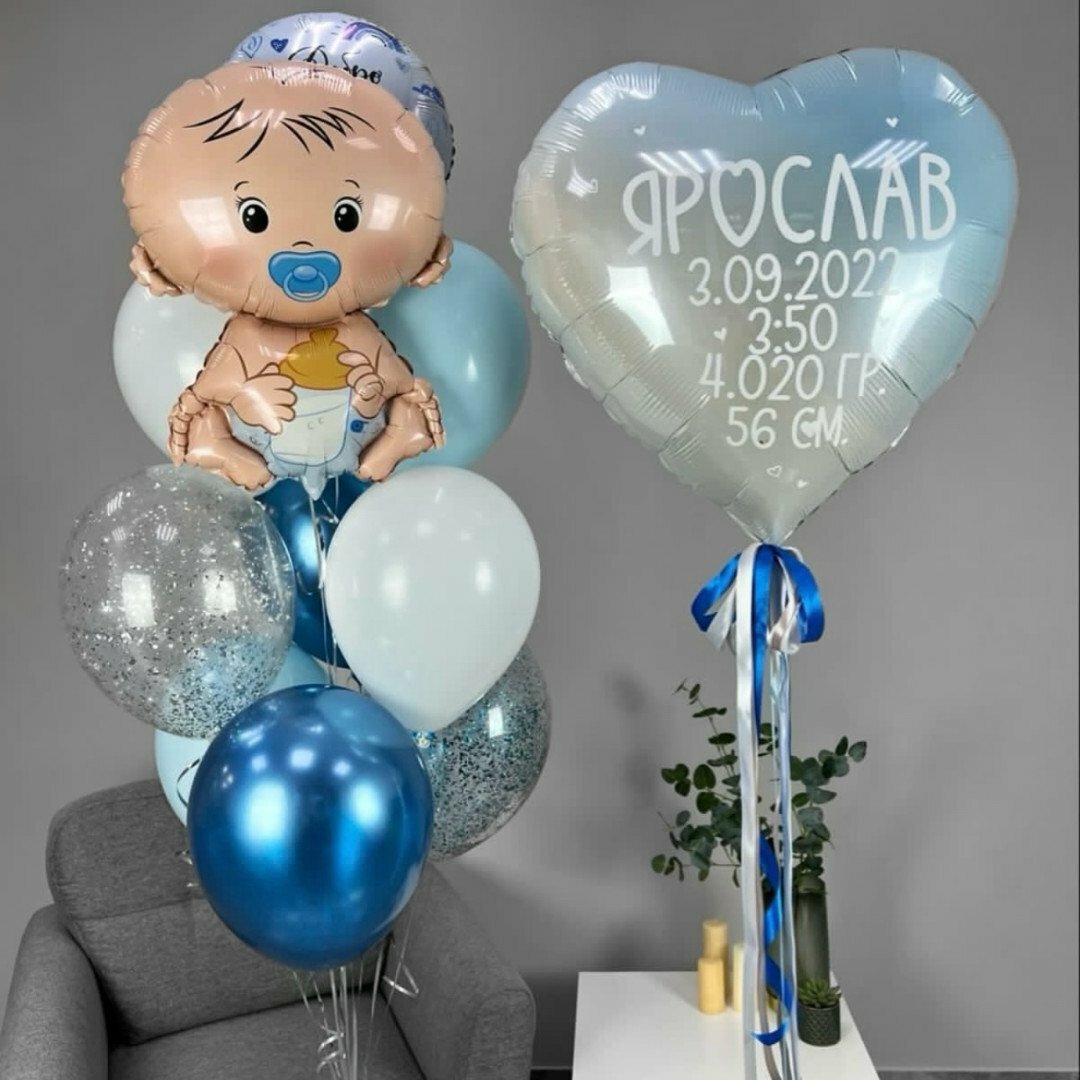 Набор воздушных шаров «Добро пожаловать, кроха»