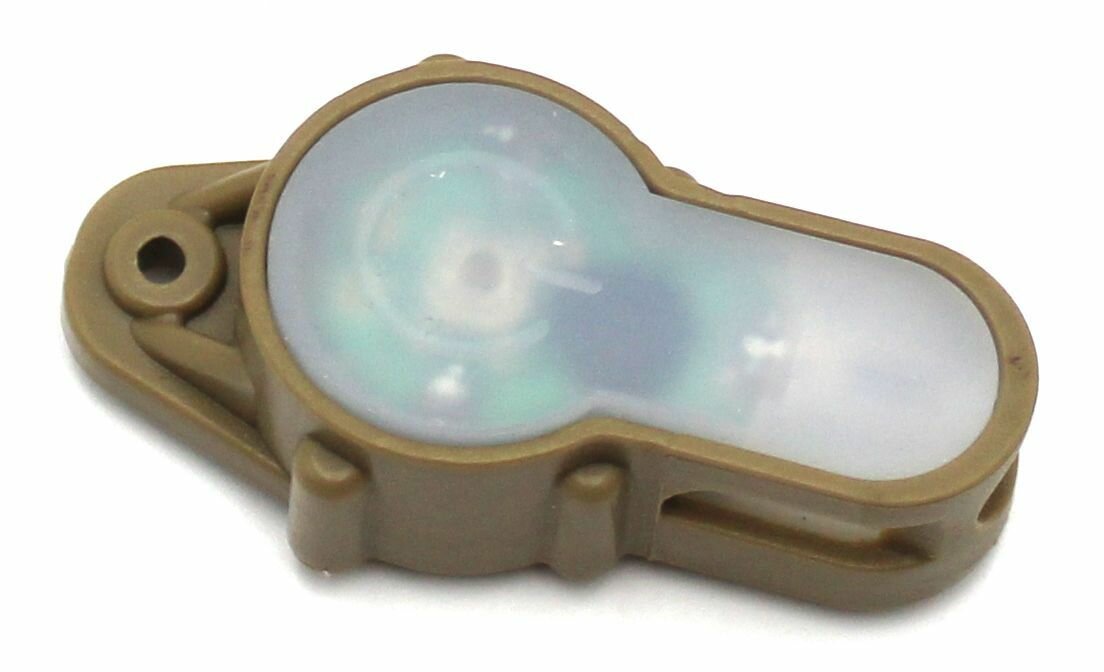 Фонарь тактический сигнальный, красный, на липучке WoSporT, TAN/черный, LT-01-T(R).