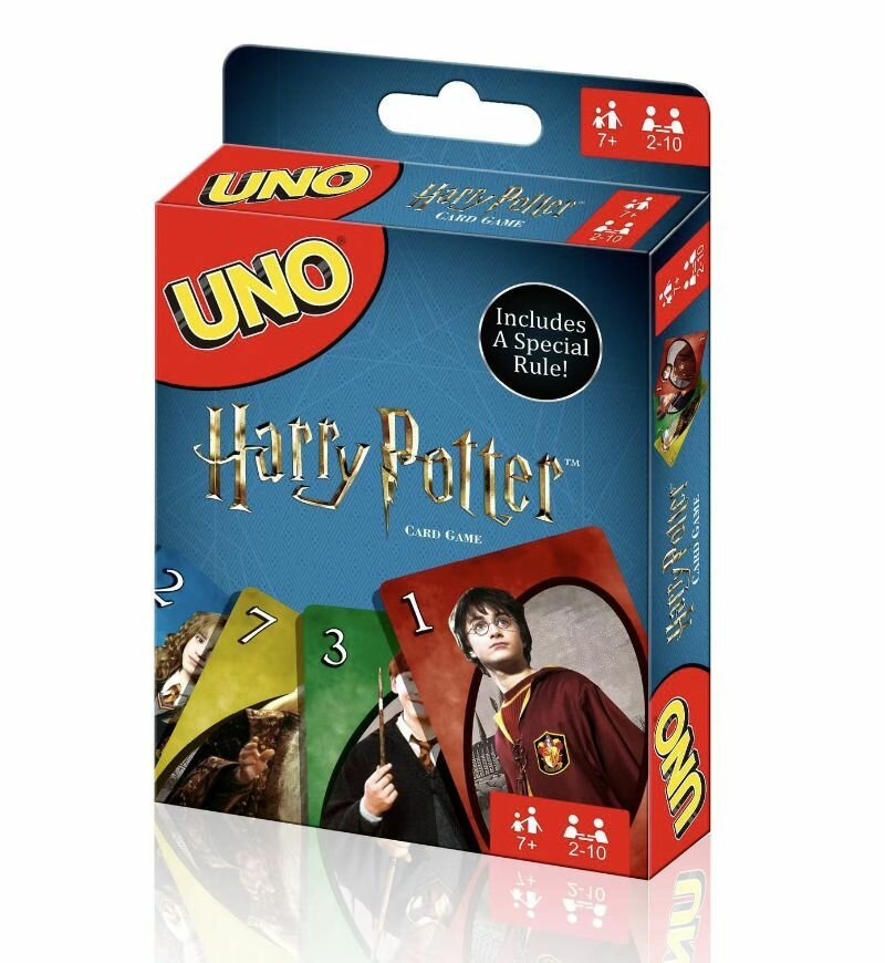 Настольная игра UNO для вечеринок и семьи с 108 картами, для 2-10 игроков, развивает внимание и реакцию, подходит детям от 7 лет