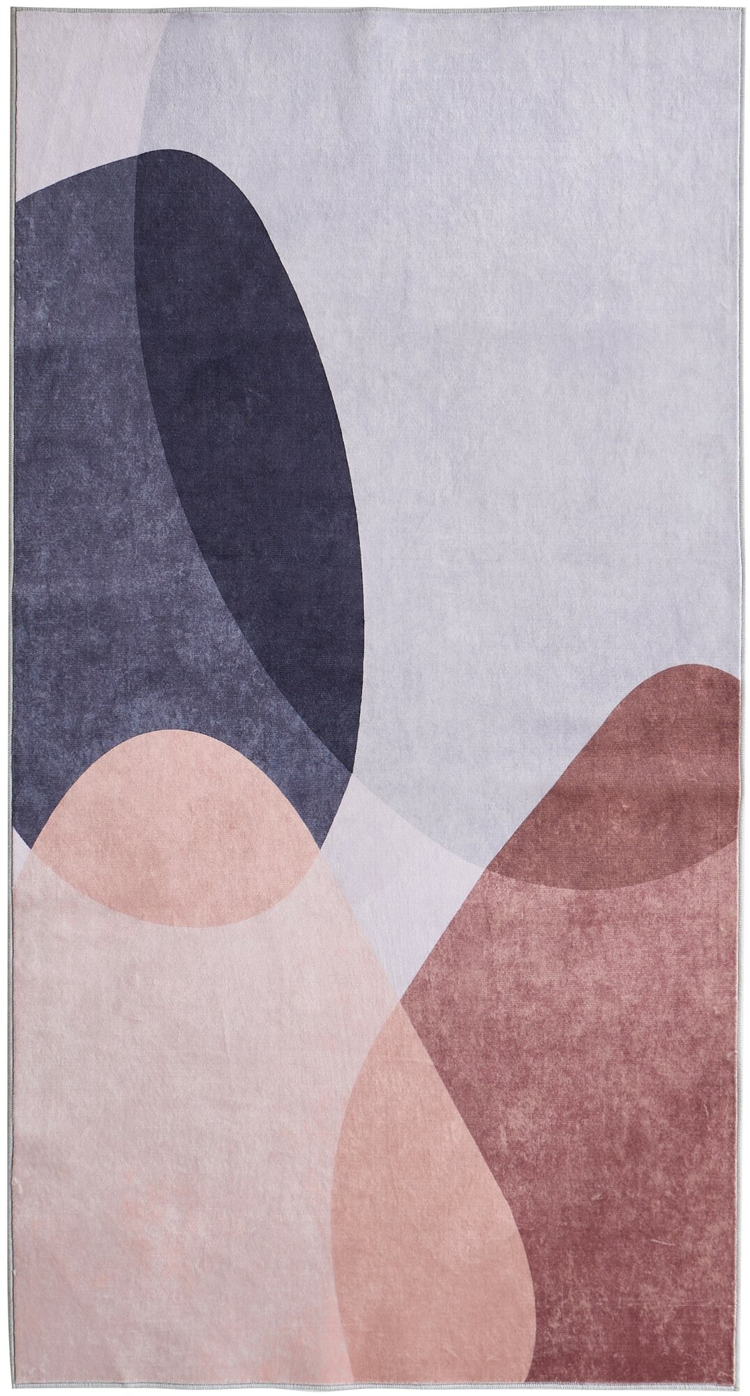 Ковер принтованный высокоплотный "Silk E535 80 x 150 см", разноцветный