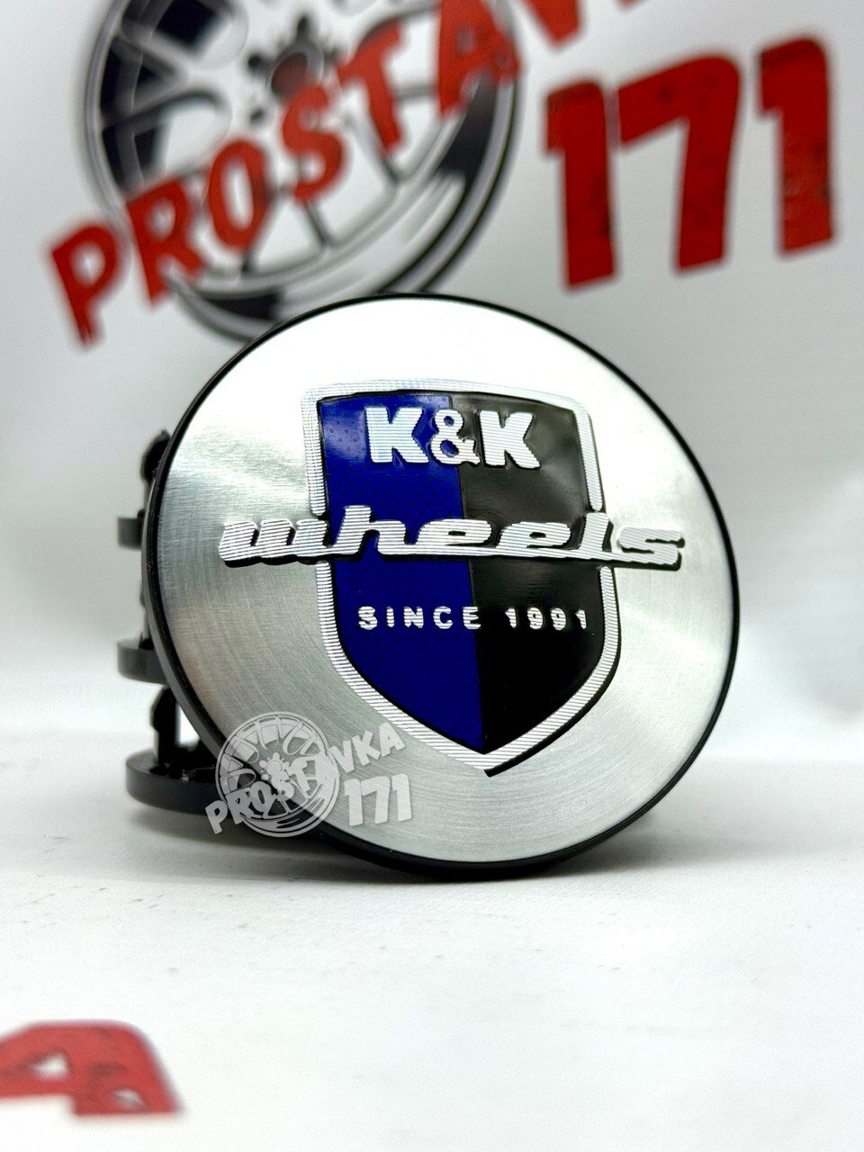 1шт K&K 62/55/8 (AL) (Vik/BL) колпачки диска