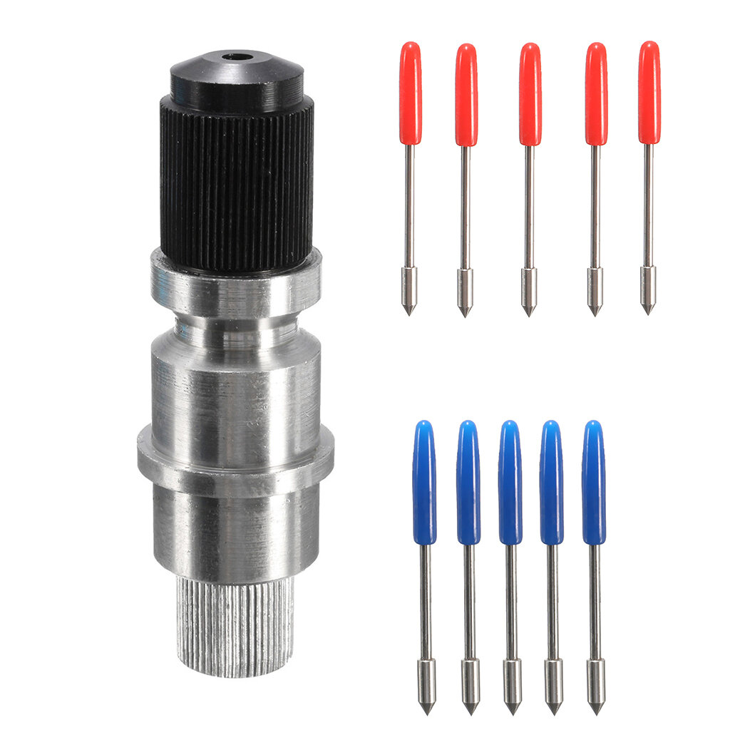 Основание Держателя Лезвия Graphtec с 10шт Виниловым Режущим Плоттером Graphtec Blade для Красного Дерева, Цветной Доски из ПВХ, Других Точных Материалов