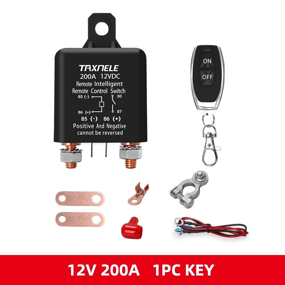 Изолятор аккумулятора 12V 200A с пультом дистанционного управления