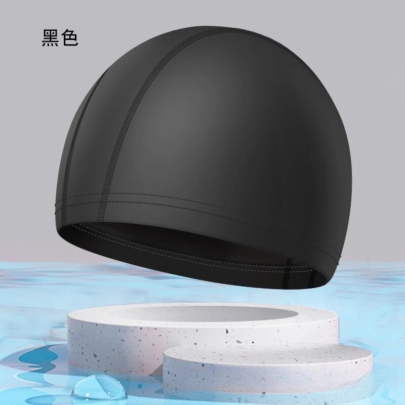 Водонепроницаемая шапочка для плавания Adidas Черный, Black