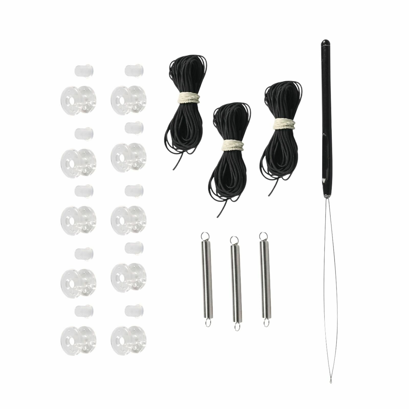 Комплект для ремонта и перетяжки оконных штор для автодома, универсальный, с нейлоновым шнуром и пружинами, аксессуар для жалюзи