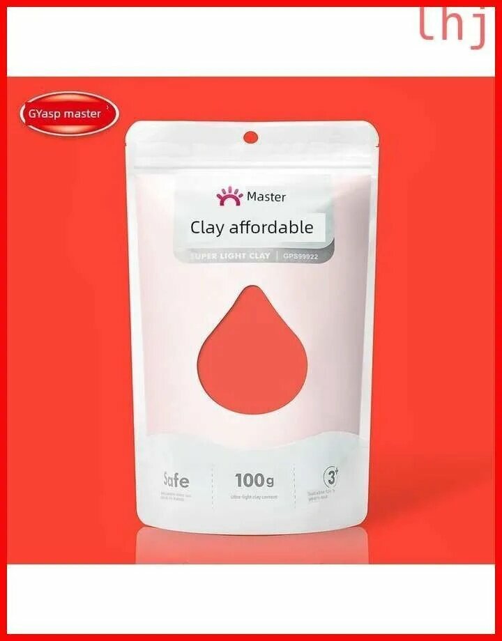 Самый популярный в 2025 годуУльтралегкая глина для лепки 100г (красный)