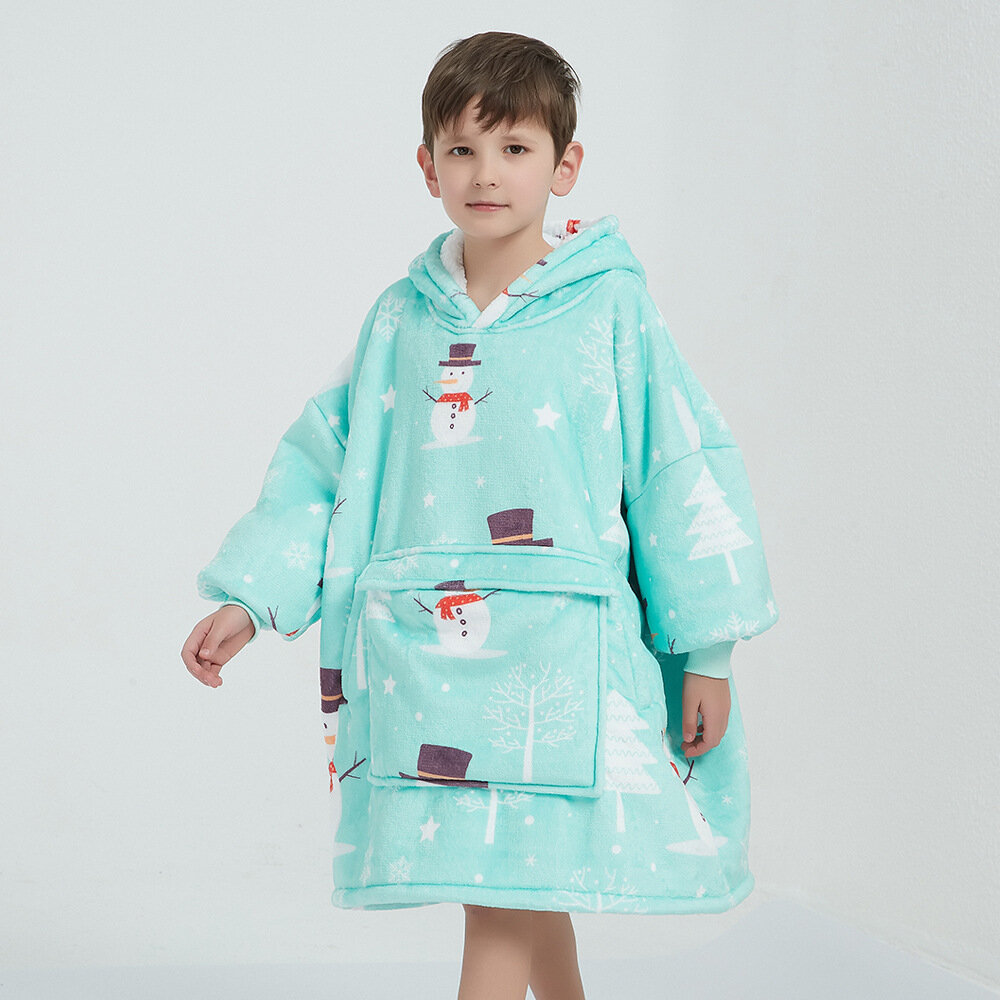 Детское одеяло с капюшоном, Длина одежды 75 см