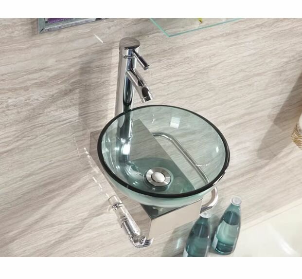 Стеклянная раковина, только для раковины, без аксессуаров