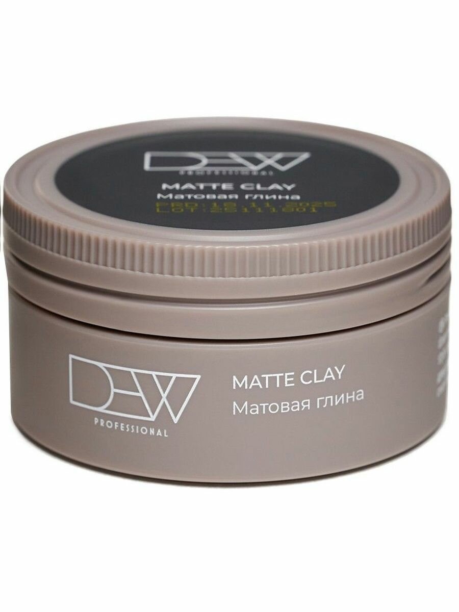 Глина матовая Dew Professional для укладки волос, 80 г