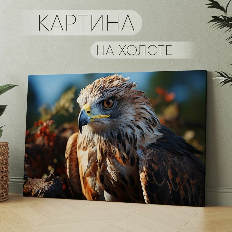 Картина на холсте Птица Сокол (18) 20х30 см