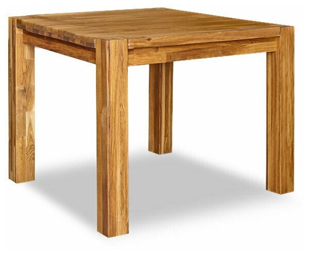 Стол обеденный "Берген" П-01 квадратный (сечение опор 90х90); бейц-масло; 900x900