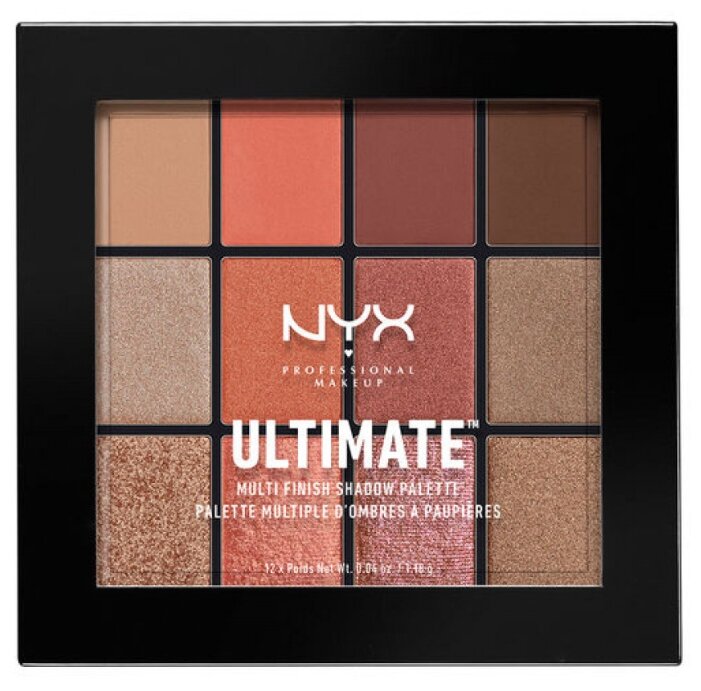 NYX professional makeup Палетка теней Ultimate Multi-Finish Shadow ...