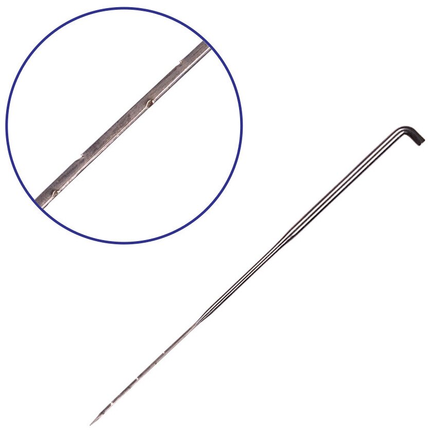 "Gamma" FN-005 Иглы для валяния (фелтинга) запасные в пластиковой упаковке с европодвесом 5 шт №36 толстые