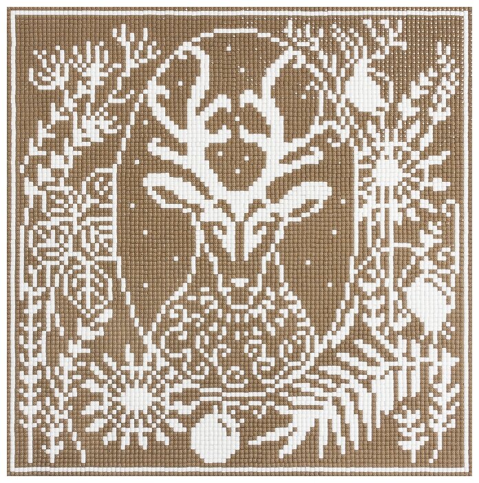 Наборы - кристальная (алмазная) мозаика "фрея" ALVR-09 079 Кристальная мозаика (алмазная вышивка) "Олень" 24.5 х 24.5 см