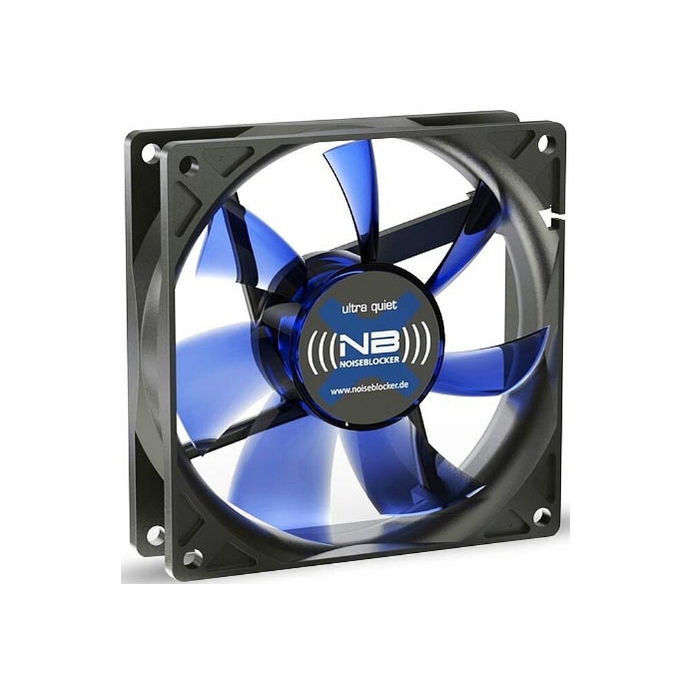 Вентилятор 120x120x25 NoiseBlocker BlackSilentFan ultra quiet, PWM 1000-2000rpm, 31.7dB(M), 0.22A, XL-P