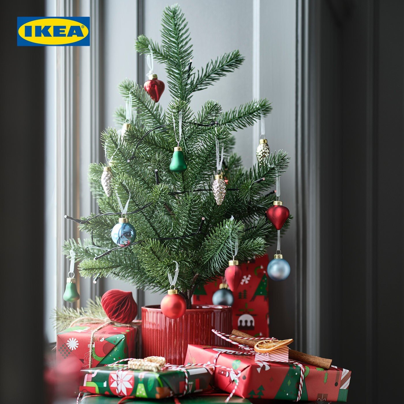 Искусственная елка, VINTERFINT, IKEA, для использования в помещении/на улице, 12 см