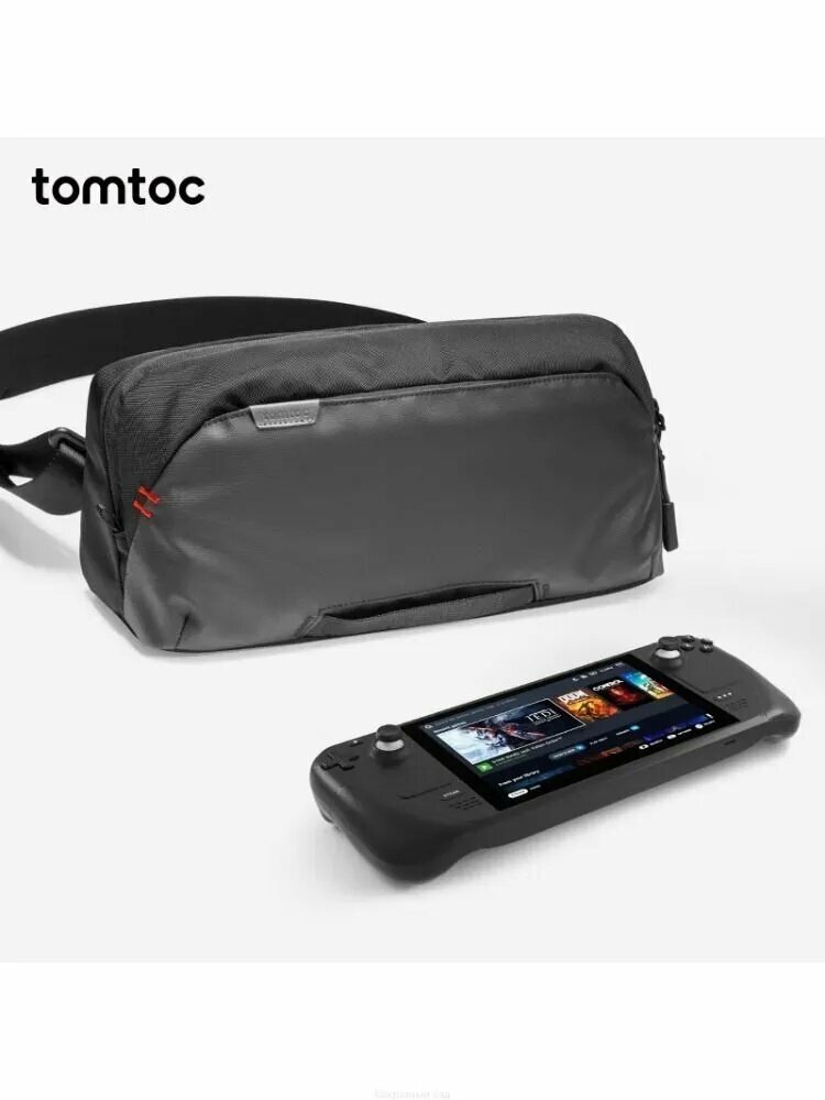 Tomtoc сумка через плечо для портативных консолей - универсальный защитный чехол