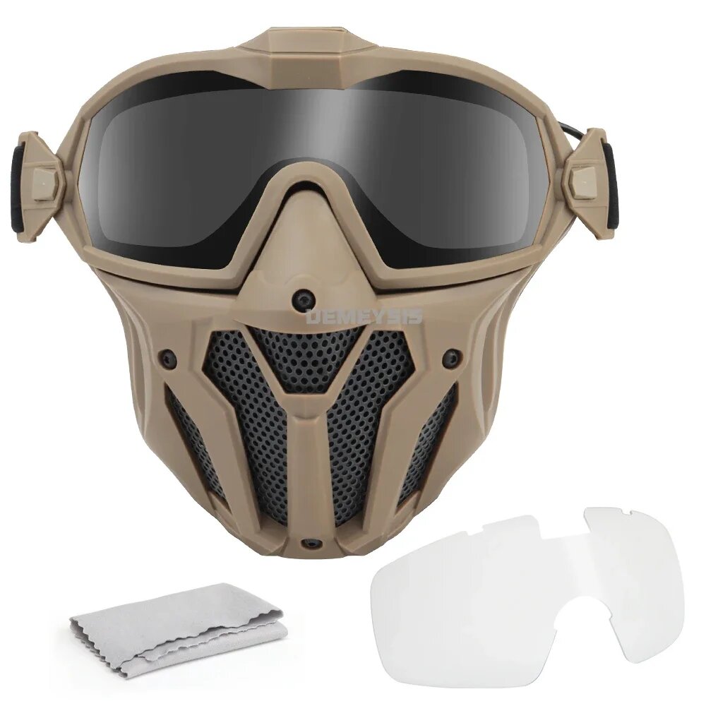 Тактическая маска для страйкбола Airsoft Mask, tan