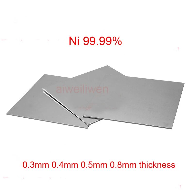 0,3 мм 0,4 мм 0,5 мм 0,8 мм Толщина Ni 99,99% Никелевая пластина Ремень из чистого никеля N4 N6 Никелевая фольга Рулон никелевой (Ni) полосы Лист