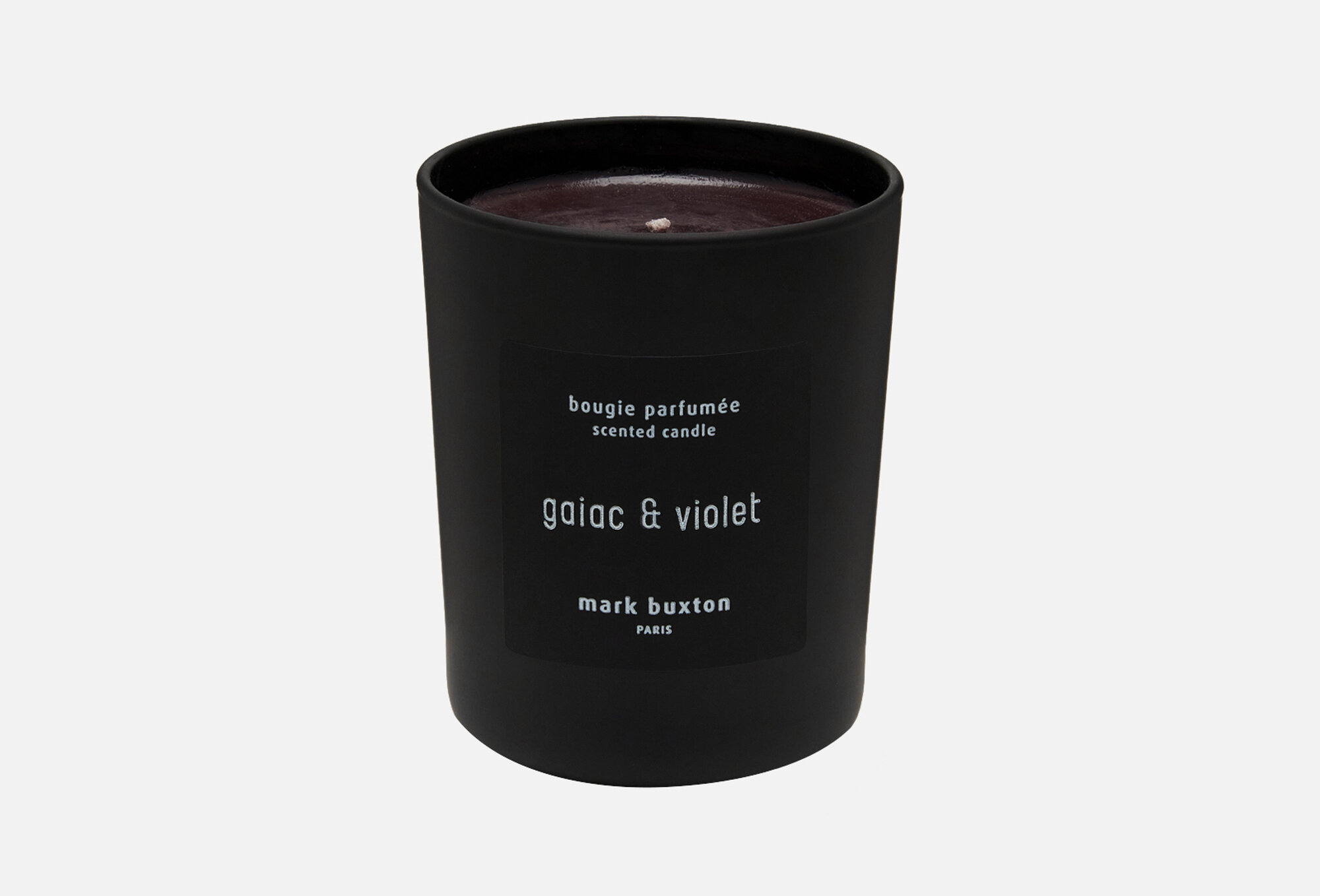 Ароматическая свеча MARK BUXTON gaiac & violet 180 г
