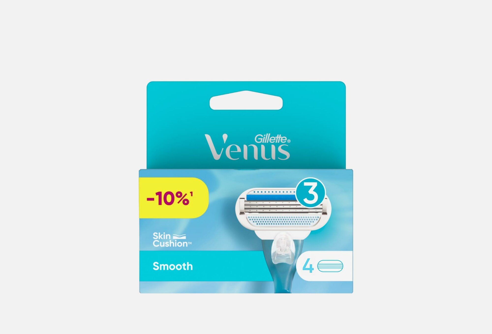 Сменные кассеты для бритья 4шт. GILLETTE Venus Close&Cleaner