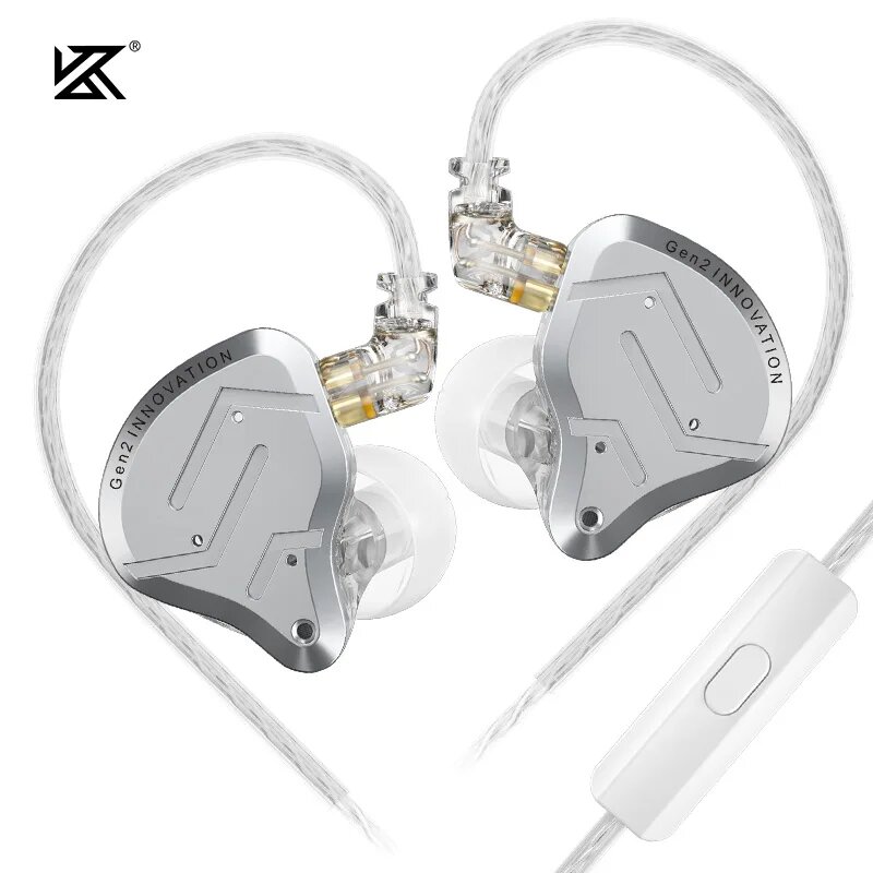KZ ZSN PRO 2 HiFi наушники 1BA + 1DD гибридный драйвер IEM проводные наушники-вкладыши со съемным 2-контактным кабелем