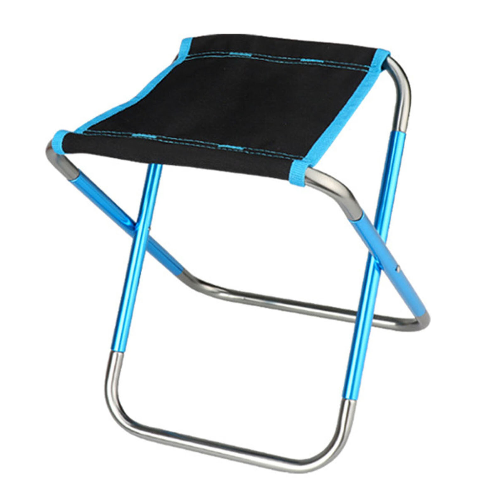 Садовый алюминиевый складной стул мини рыбацкое кресло барбекю кемпинг портативное складное кресло размер S синий, материал алюминиевый сплав, вес упаковки 260 г, размер изделия 28*23.5*21.5 см, количество 1 шт, с водонепроницаемым сумкой для хранения