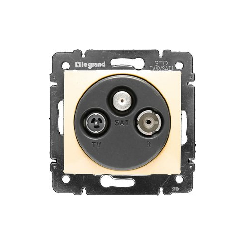 VALENA DIY Розетка TV-FM-SAT тип звезда слоновая кость, IEK 694373 (1 шт.)