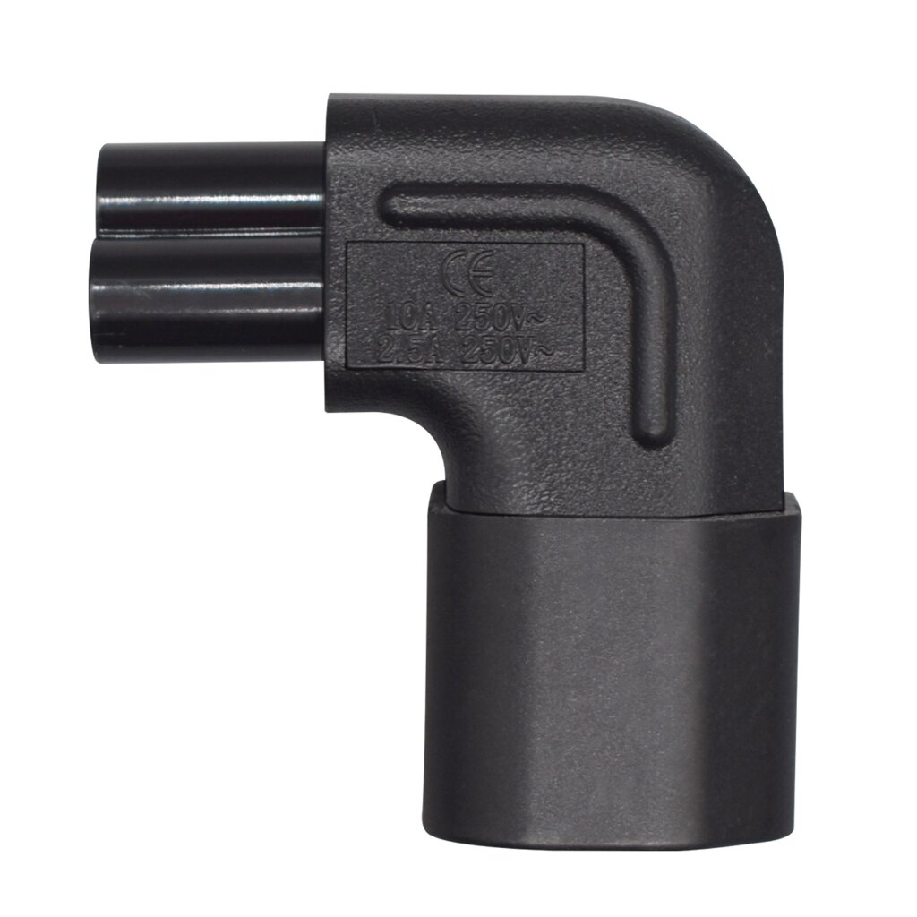 Переходник C14 от штекера к штекеру C5-нижний изгиб