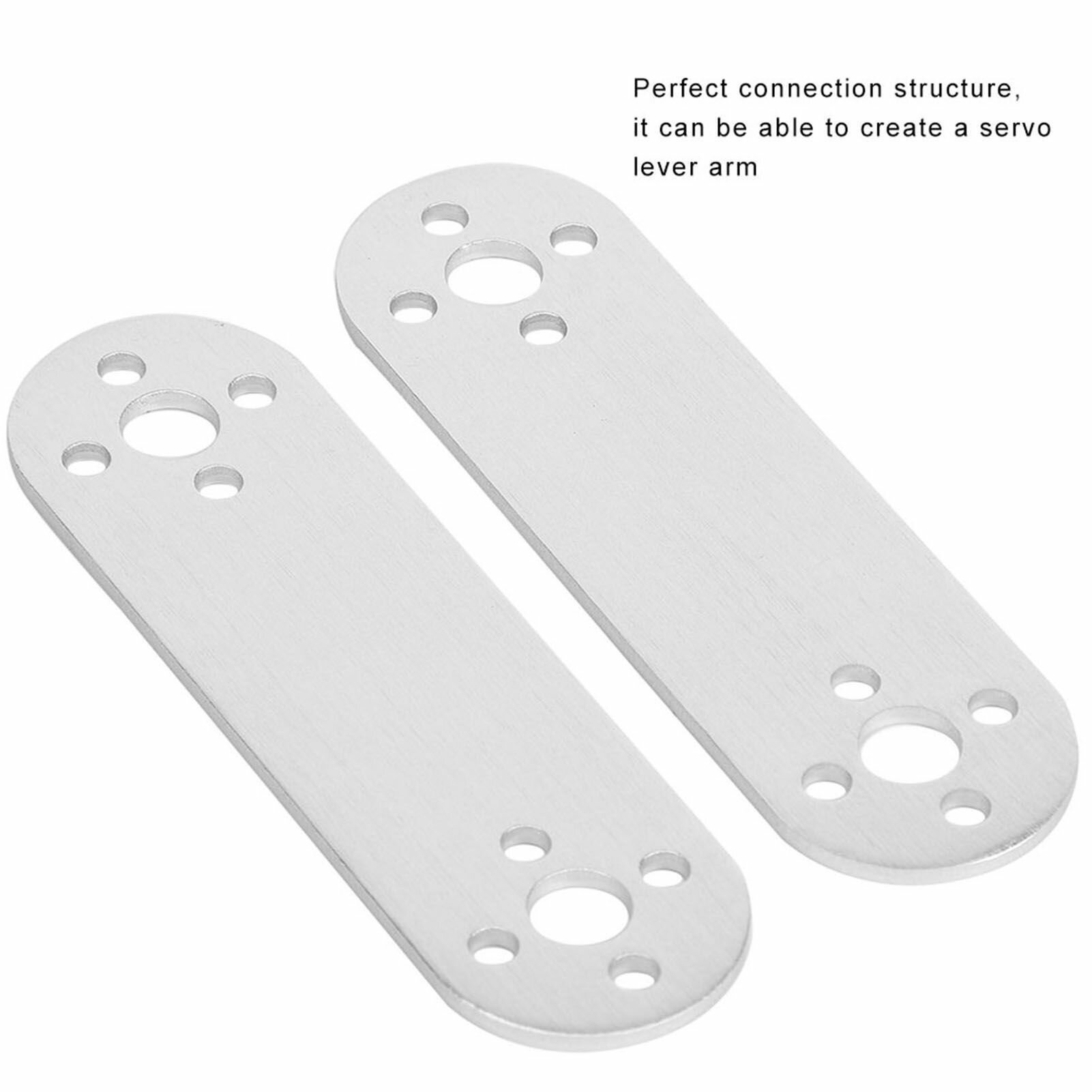 2 шт. плоские кронштейны, алюминиевые запасные комплекты, пригодные для аксессуаров для роботов Tetrixrobotics